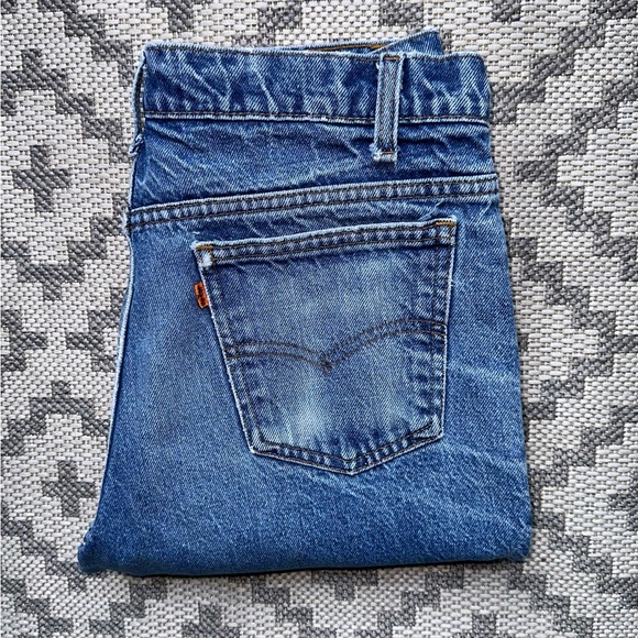 Levi's | Jeans | Vintage 8s 57 Distressed Stone Wash Blue Jeans 32x32 ...